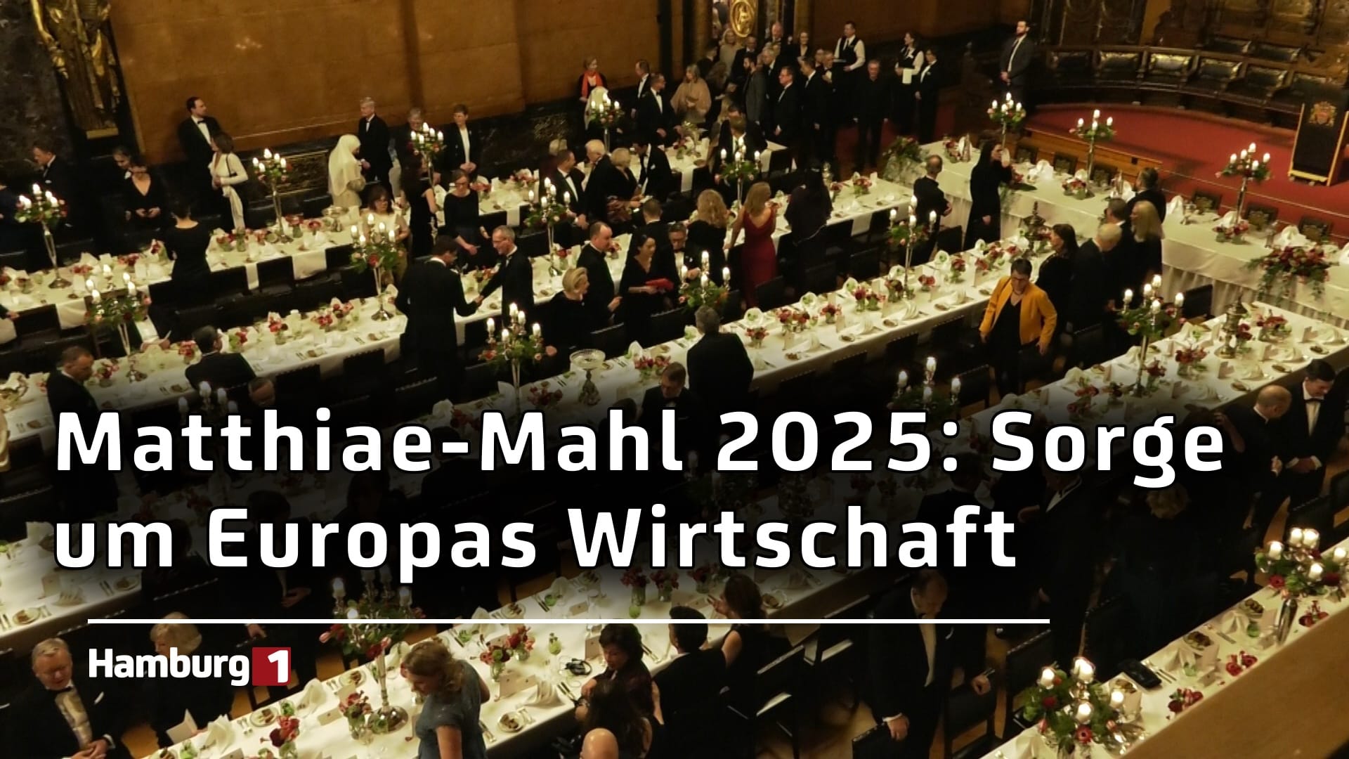 Das älteste Festmahl der Welt: So verlief das Matthiae-Mahl 2025 in Hamburg